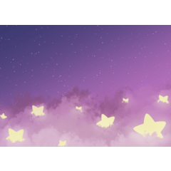 Stars and Clouds Background - CLIP STUDIO ASSETS