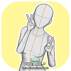 Peace. - CLIP STUDIO ASSETS