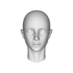 Teenage boy hero head - CLIP STUDIO ASSETS