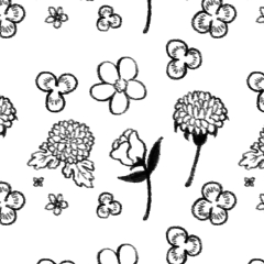 whimsical flowers - CLIP STUDIO ASSETS