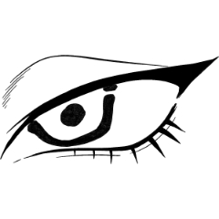 Sharp eye image material - CLIP STUDIO ASSETS