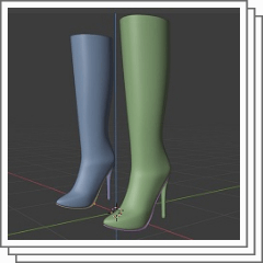Boots 02 Sample - CLIP STUDIO ASSETS