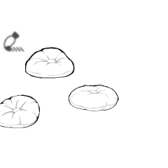 Round Cushion - CLIP STUDIO ASSETS