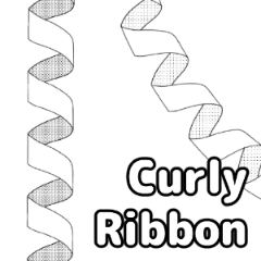 Curly Ribbon - CLIP STUDIO ASSETS