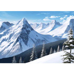 Color background Material _ Mountain 007 - CLIP STUDIO ASSETS
