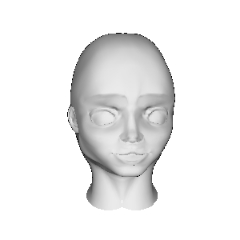 Blend Workout Head Model 219 - CLIP STUDIO ASSETS