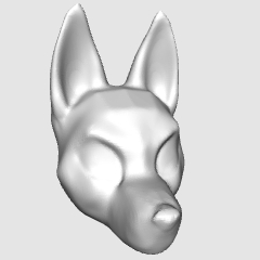 Furry head - CLIP STUDIO ASSETS