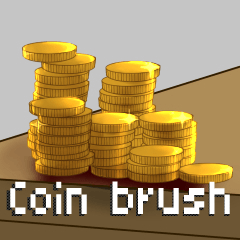 Coin sideways - CLIP STUDIO ASSETS