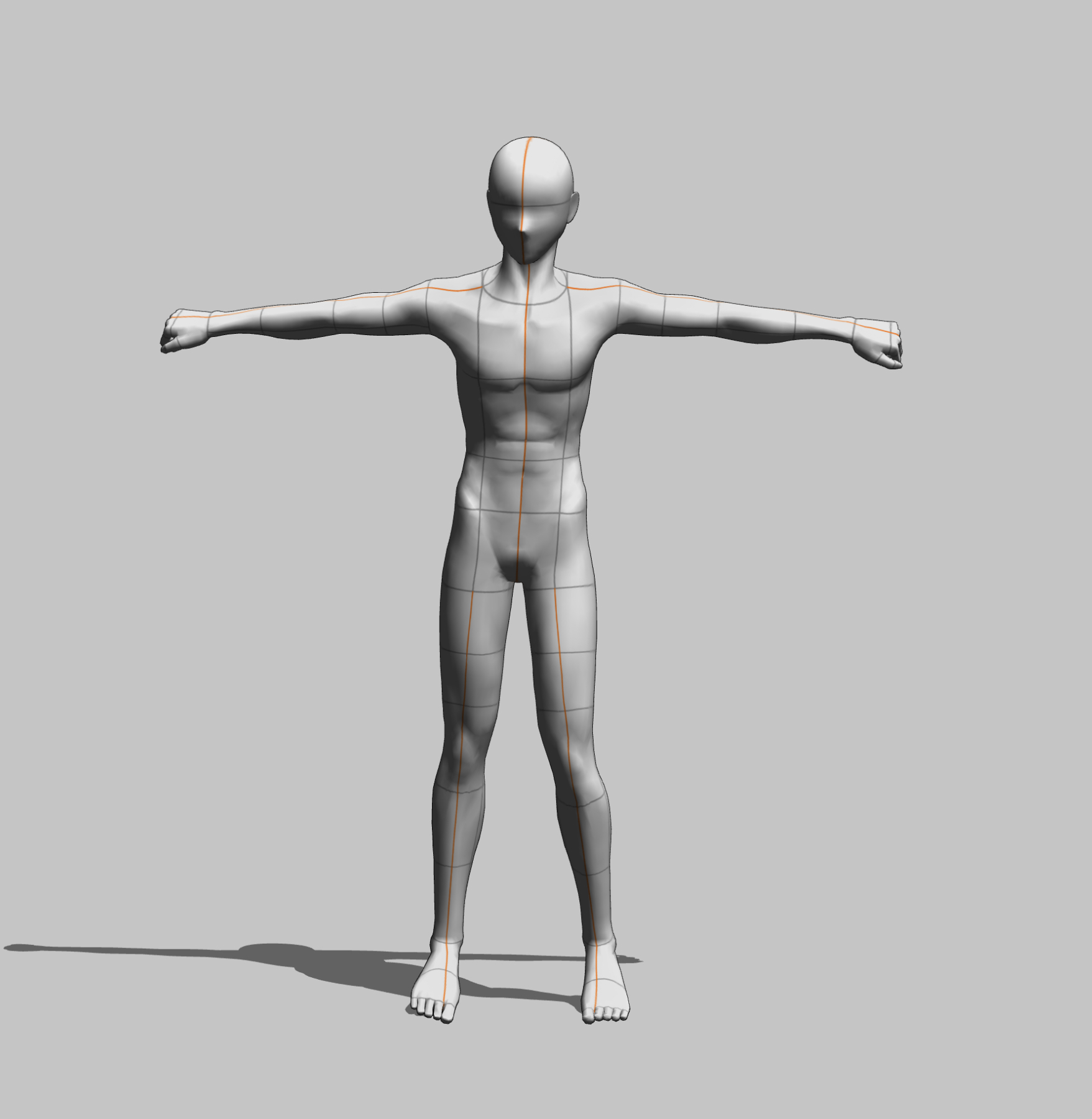 T 포즈 - CLIP STUDIO ASSETS