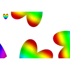 Rainbow Heart Candy Candy Rainbow - CLIP STUDIO ASSETS