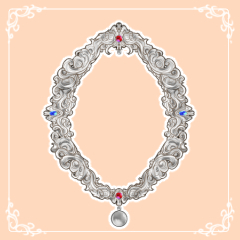 Brooch frame - CLIP STUDIO ASSETS